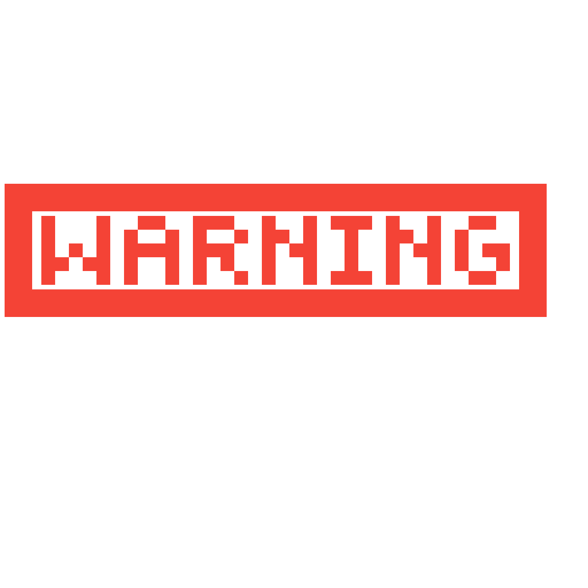 Pixilart - warning by drcodygeorge