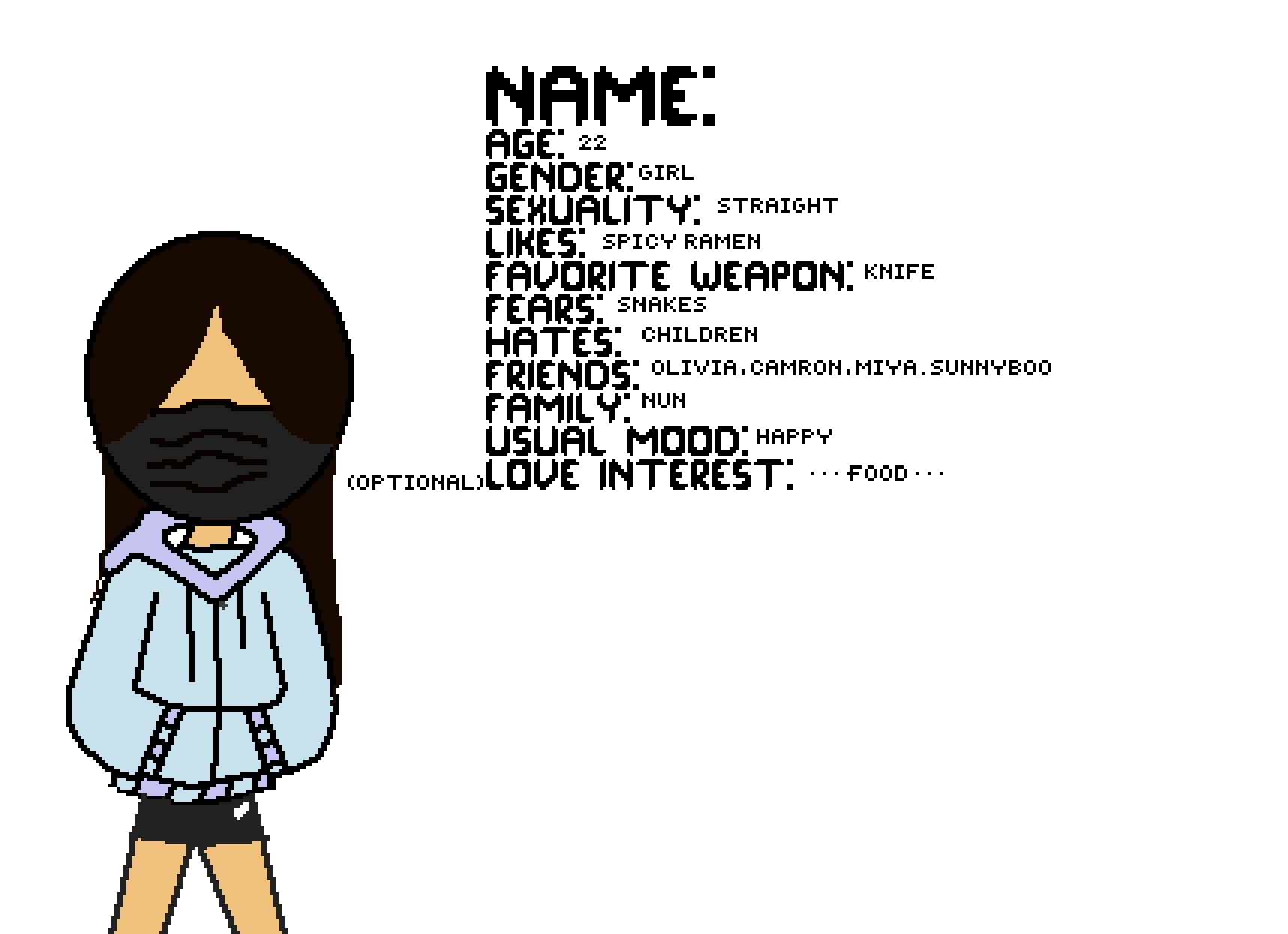 Pixilart - Introduce Yourself Base by ihateyou2