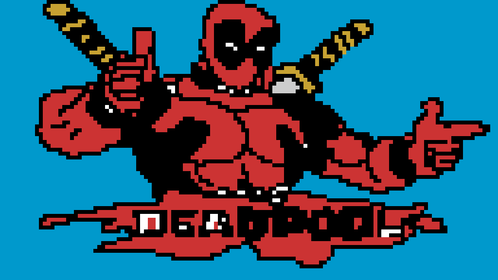 Editing Deadpool - Free online pixel art drawing tool - Pixilart