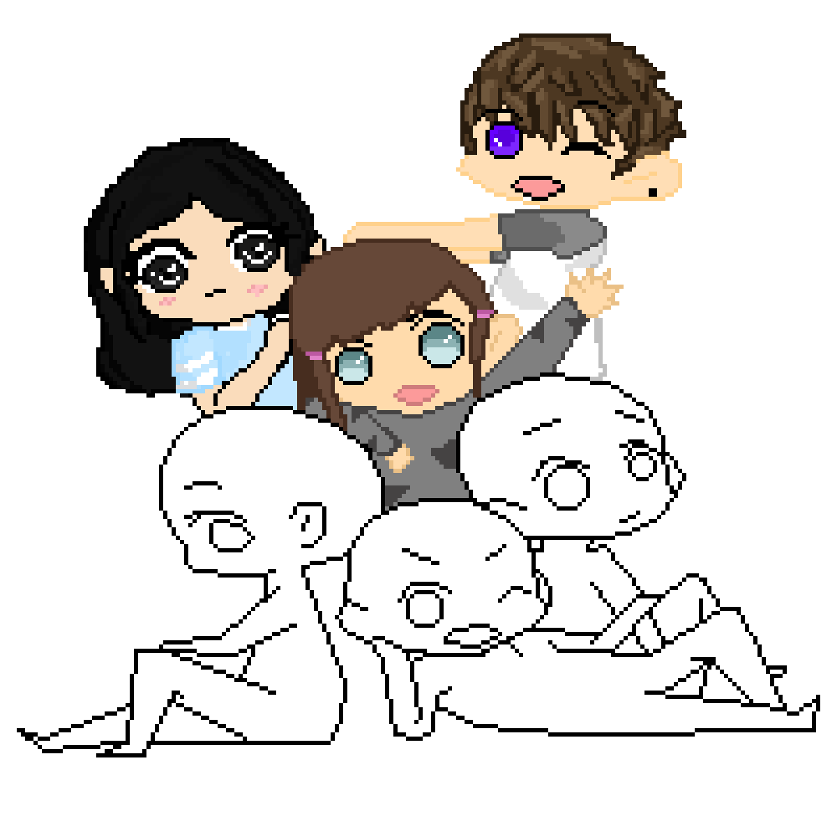 Pixilart - Group Collab by stalebaguette