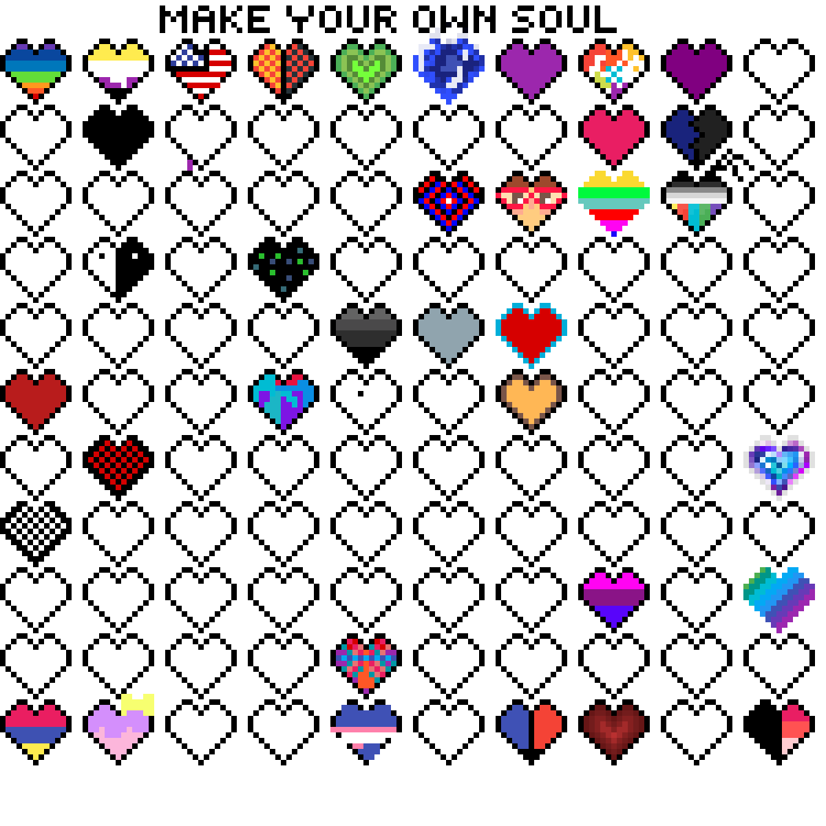 Editing Make Your own Soul - Free online pixel art drawing tool - Pixilart