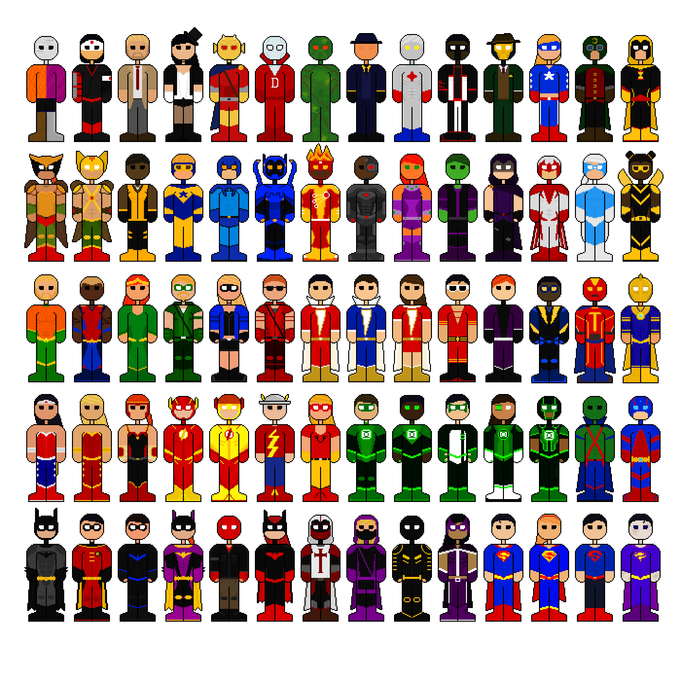 Pixilart - DC Superheroes by DickGreyson