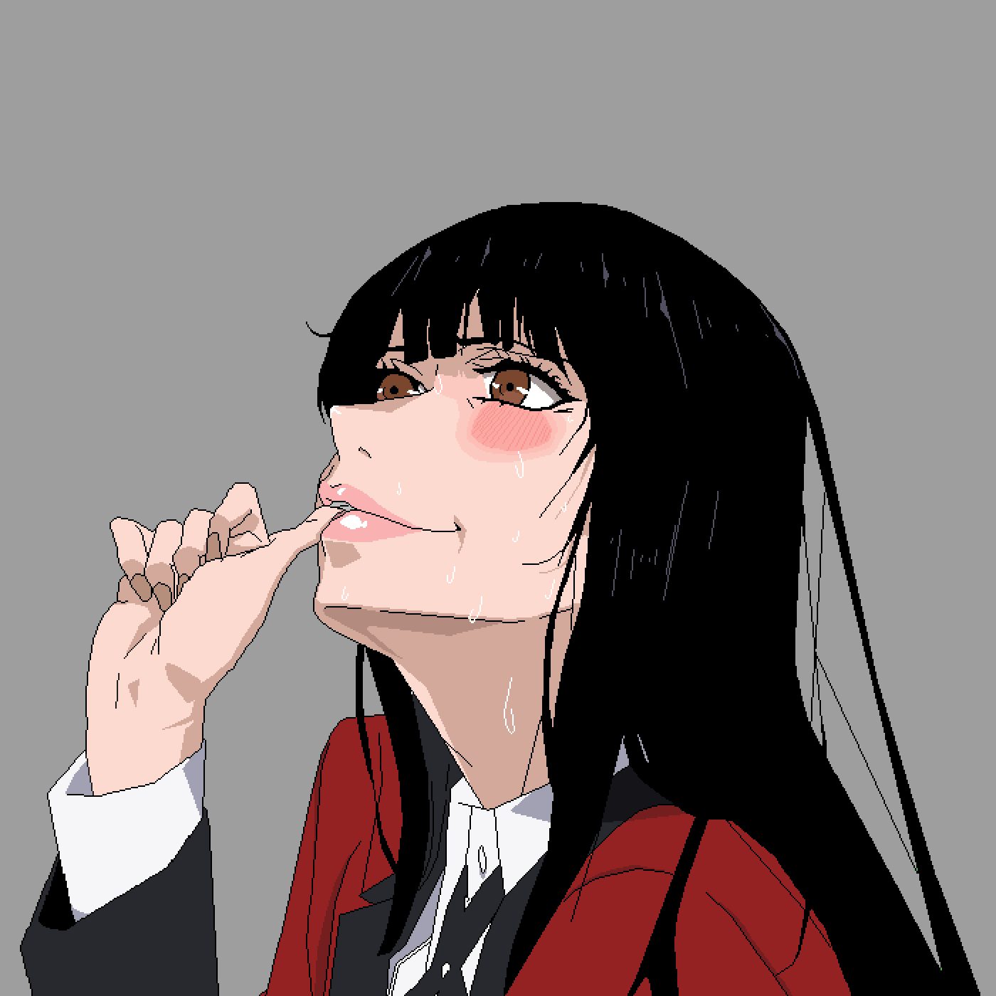 Pixilart - Kakegurui Yumeko by Ravon338