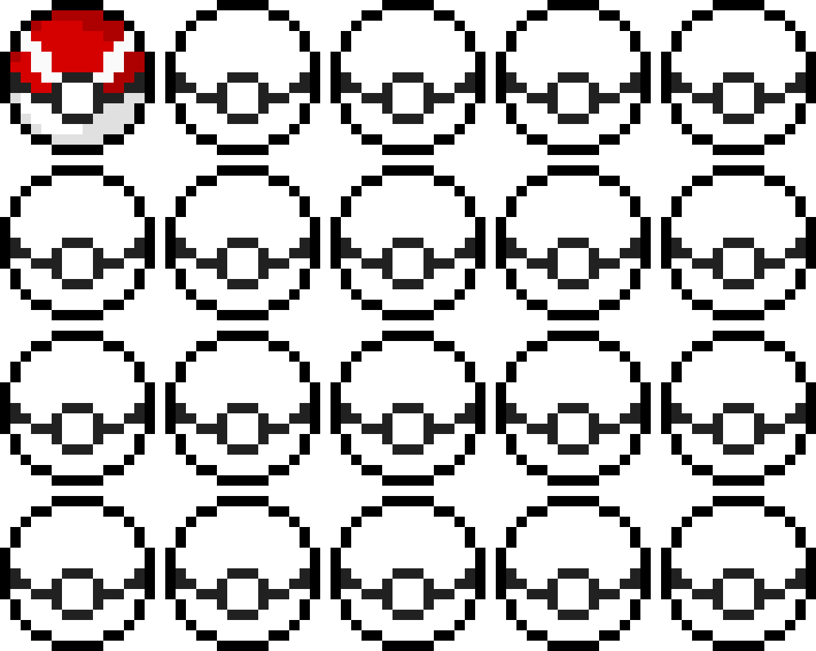 Pixilart - draw your own pokeball! (Random) by PixilGamer99