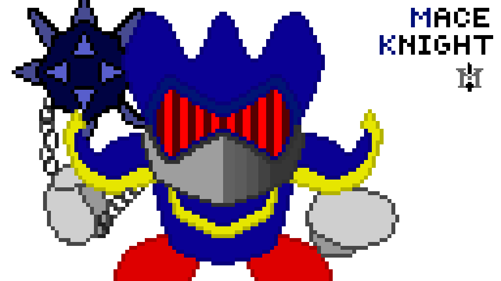 Pixilart - Mace Knight by Pixel-Pix