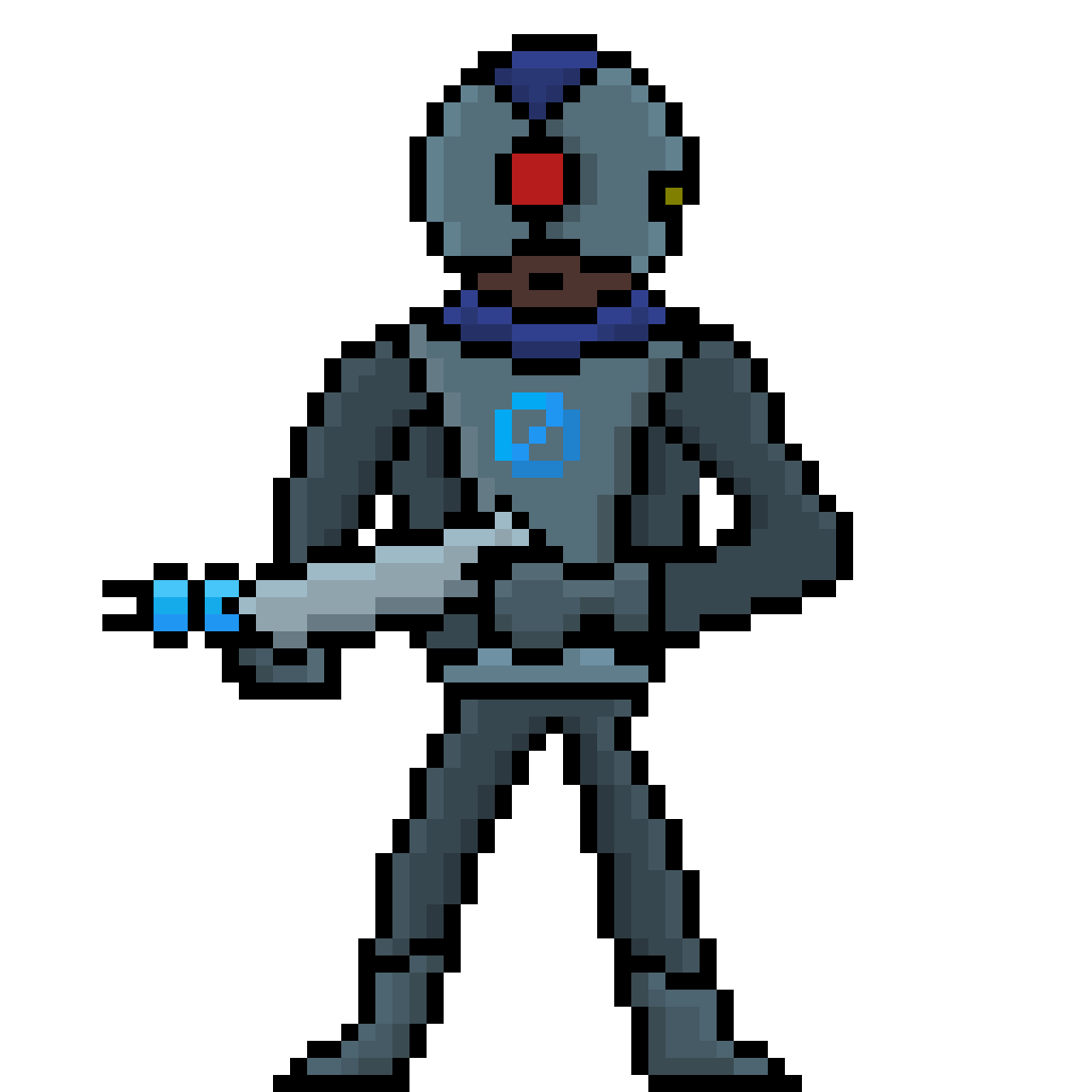 Pixilart - Neo Gunner Idle by Pixel-Lord-12