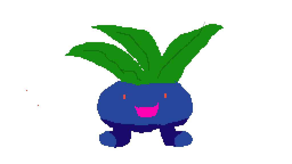 Pixilart - oddish by ReyloIsMyOTP