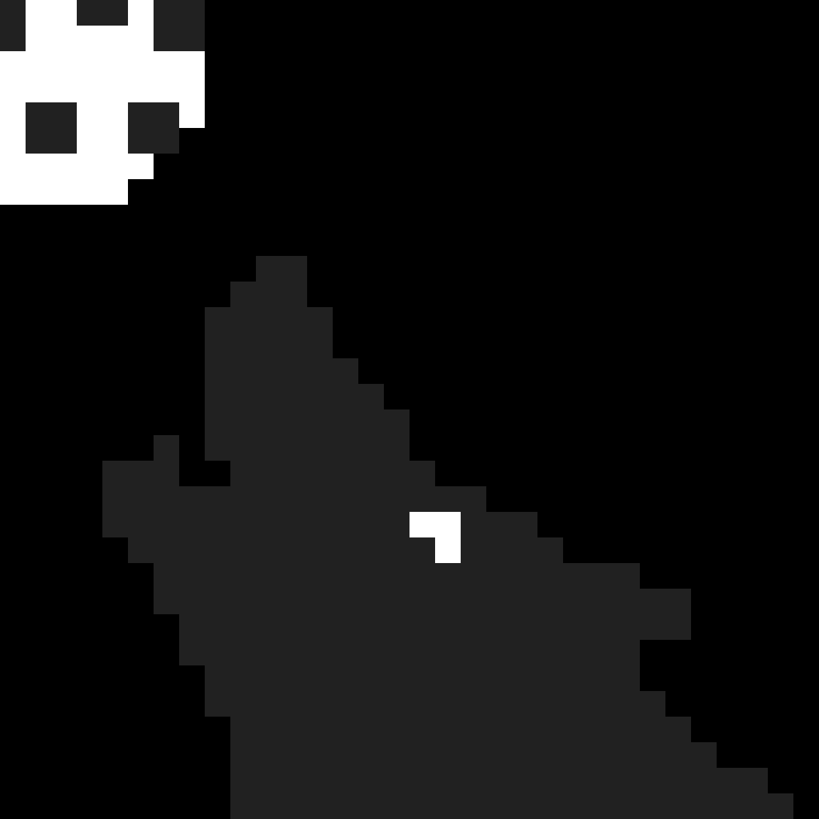 Pixilart - wolf howling at the moon 32*32 by depressioniskey