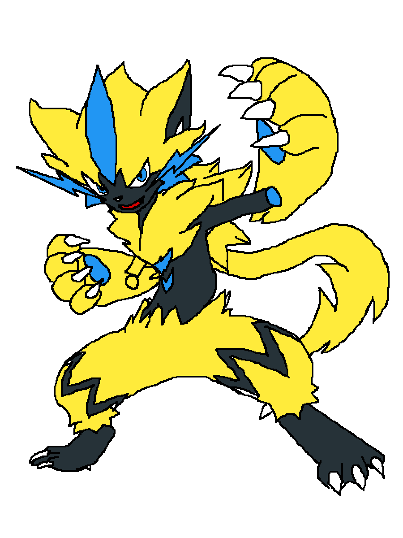 Pixilart - zeraora by Reiji-asuna