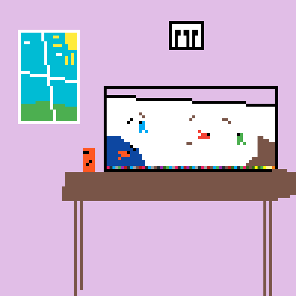 Editing fish tank - Free online pixel art drawing tool - Pixilart