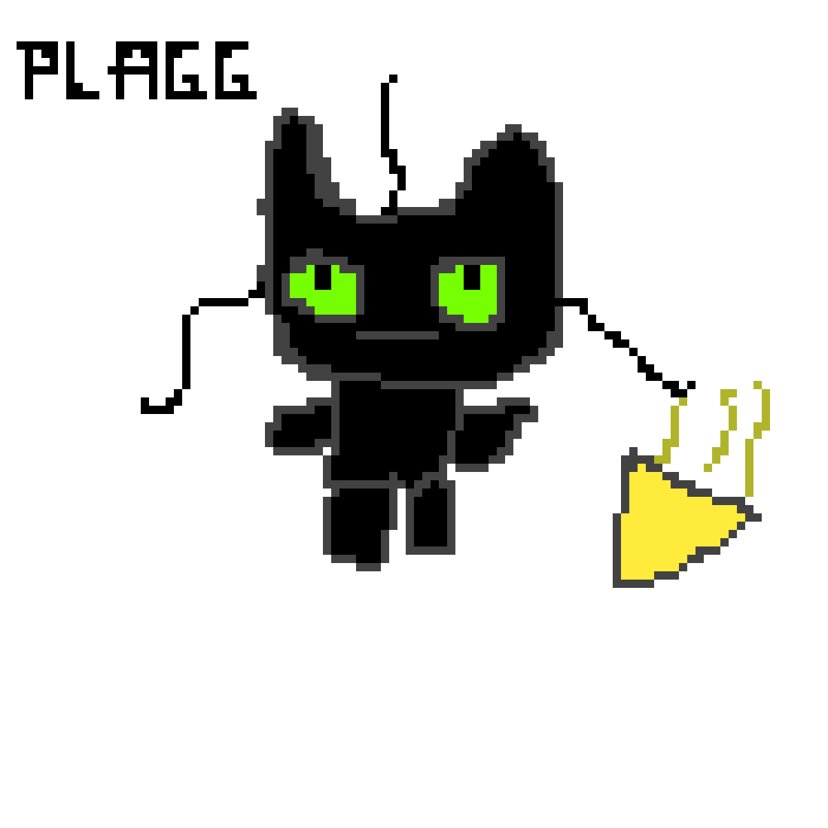 Editing Plagg from miraculous - Free online pixel art drawing tool ...