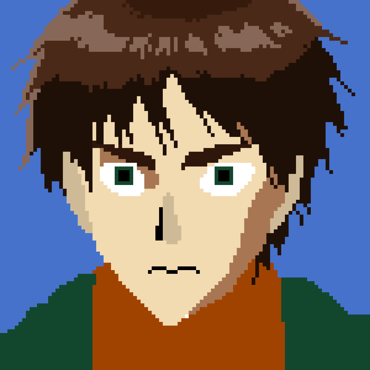 Editando Eren Jaeger - Herramienta de dibujo de arte píxel en línea ...