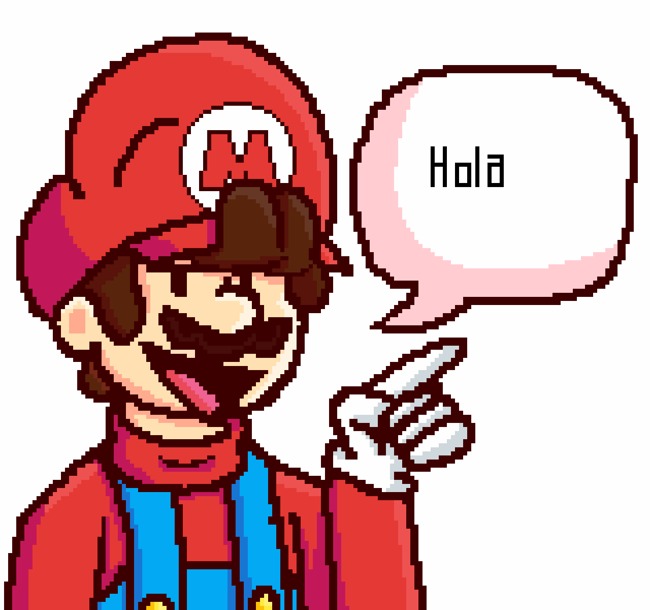 Pixilart - Make Mario say something by Blakeanthony