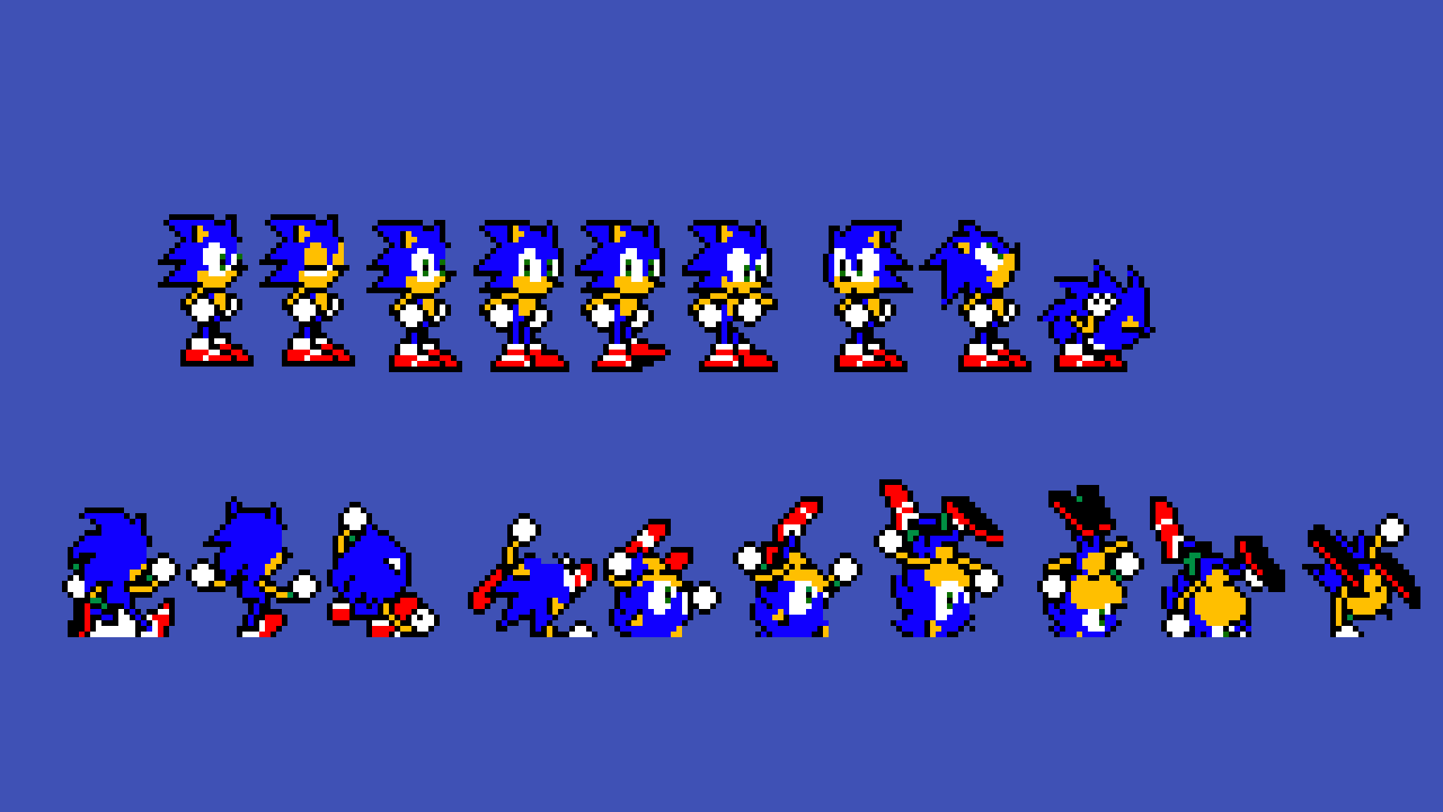 Pixilart - sonic sprites 1 by Rafayx67