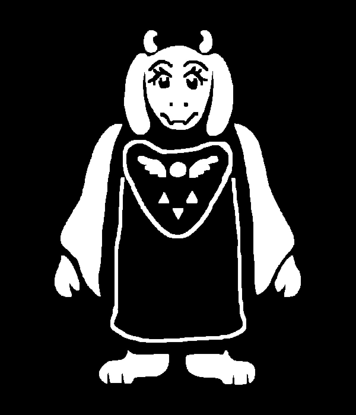 Editing Toriel - Free online pixel art drawing tool - Pixilart