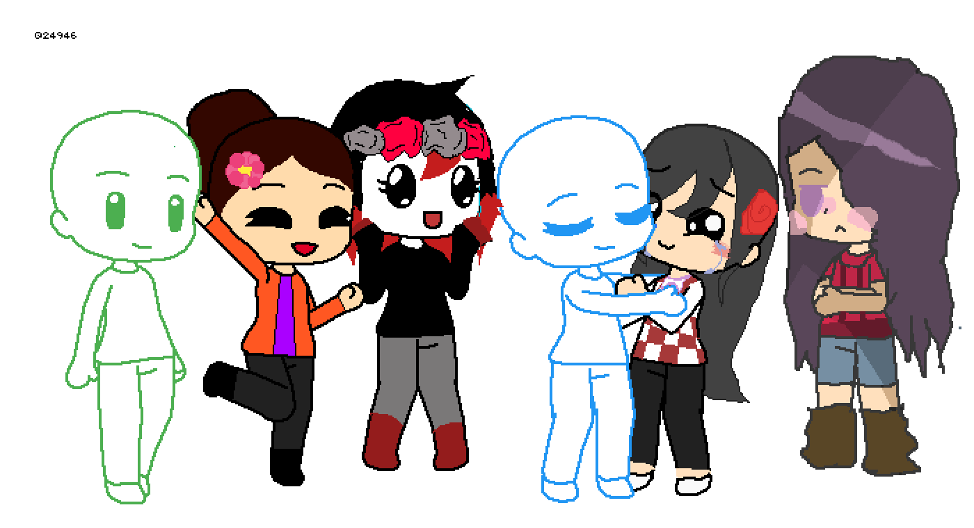 Pixilart - Gacha collab by inhale