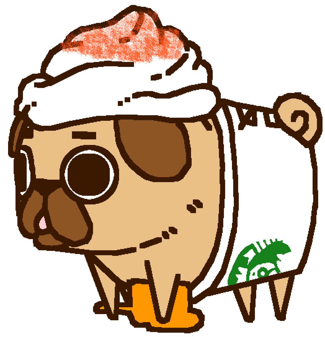 Editing Pugkin spice latte - Free online pixel art drawing tool - Pixilart