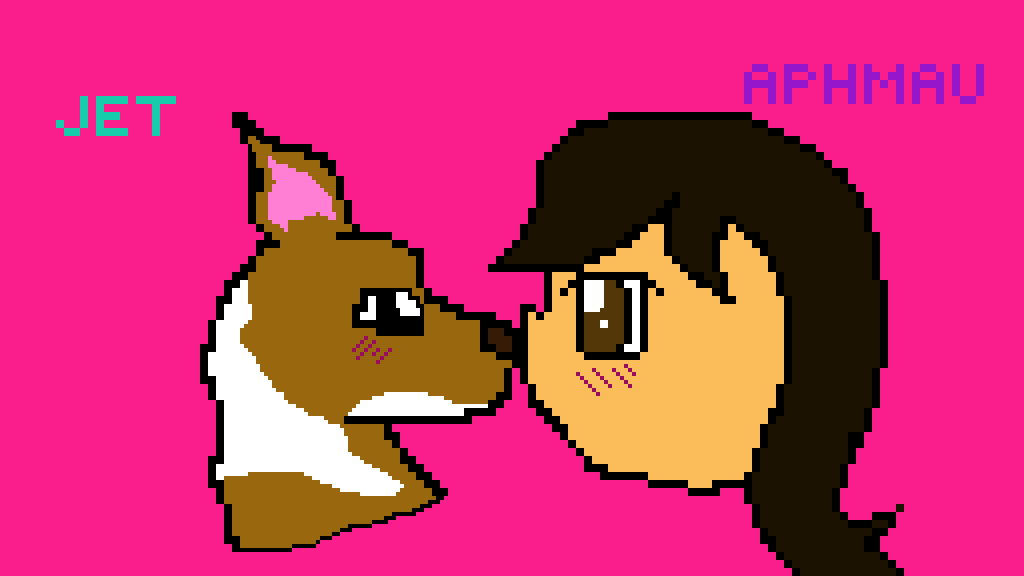 Pixilart - Aphmau & Jet by Rainbowtastic