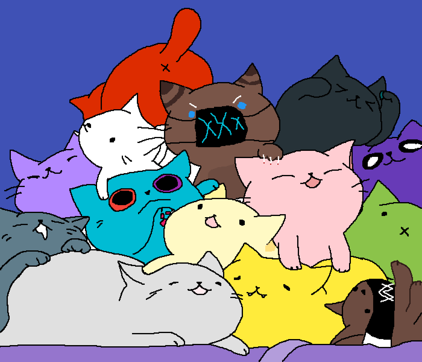 Editing Meow - Free online pixel art drawing tool - Pixilart