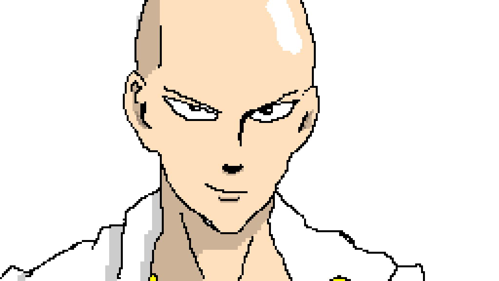 Editing One Punch Man ~Saitama~ - Free online pixel art drawing tool ...