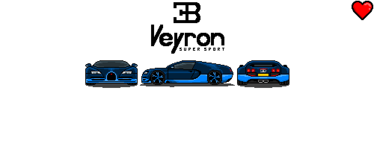 Editing Bugatti Veyron SS - Free online pixel art drawing tool - Pixilart