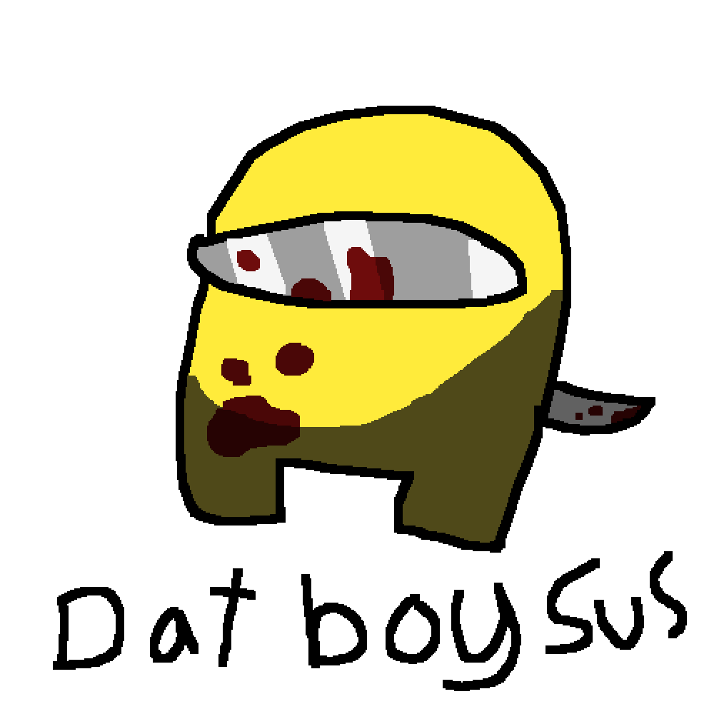 Editing Dat boy sus - Free online pixel art drawing tool - Pixilart