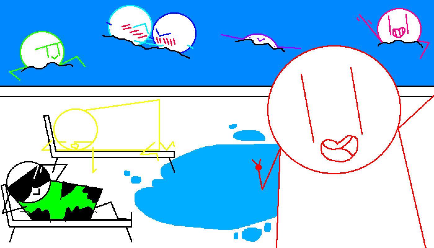 Pixilart - Pool Party by The-meme-god
