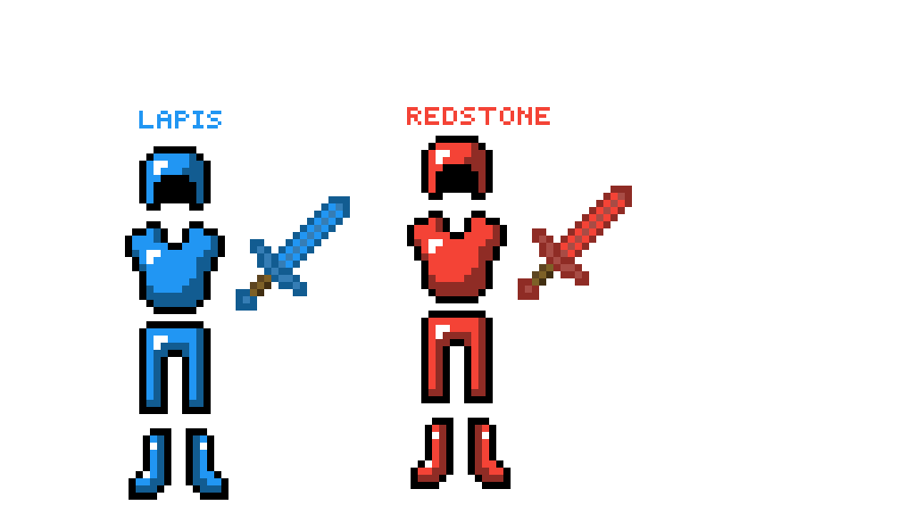 Pixilart - Lapis and Redstone Armour ideas by Troydestroy2000
