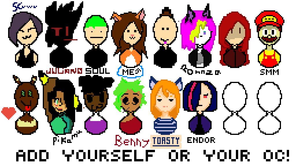 Editing Draw your OCs ! - Free online pixel art drawing tool - Pixilart