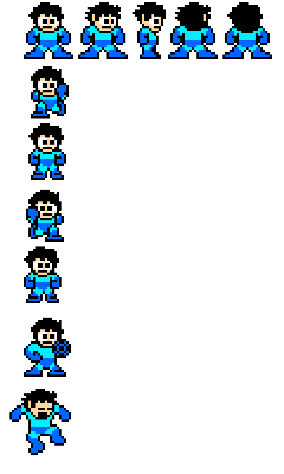 Pixilart - MM8BDM Rock Sprites WIP 2 by Makkusu