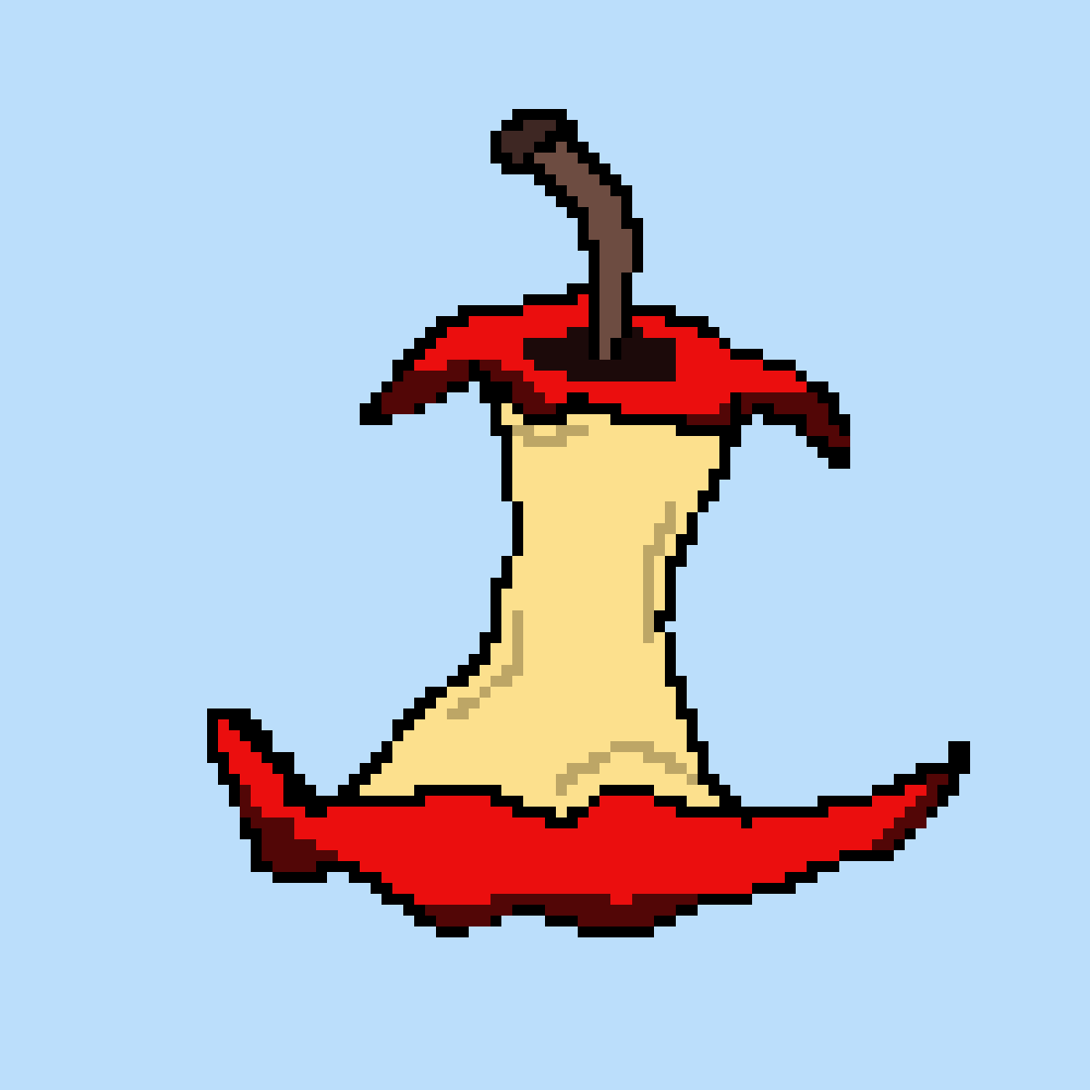 Pixilart - Apple core by SuperCoolDude