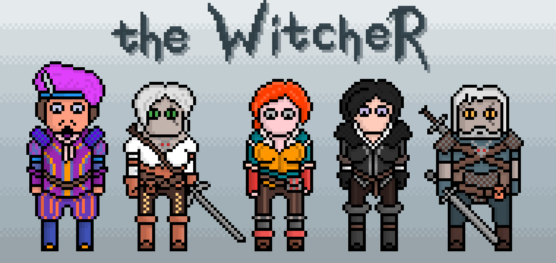 Pixilart - the witcher by SteelEggs