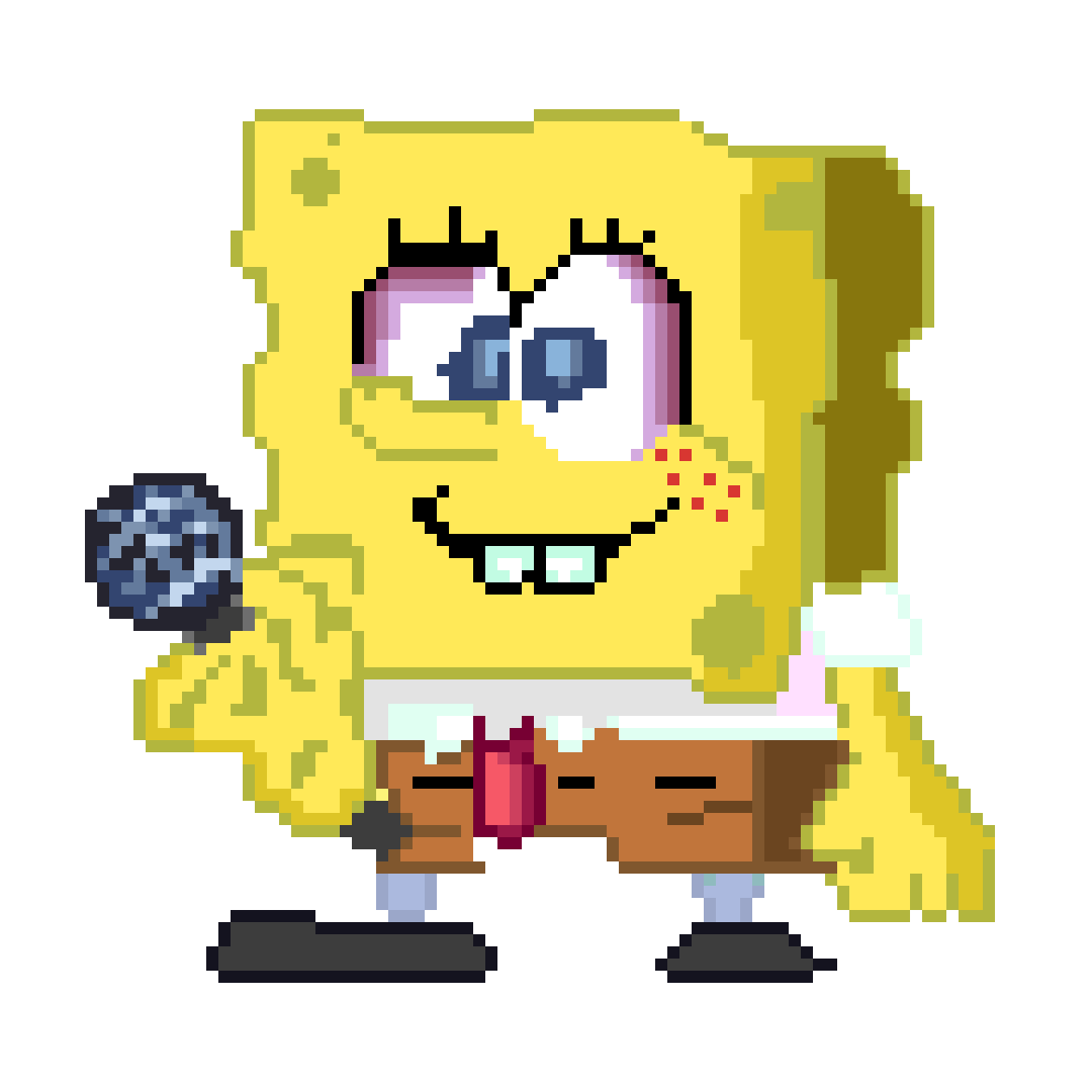 Pixilart Spongebob Fnf By Druzin