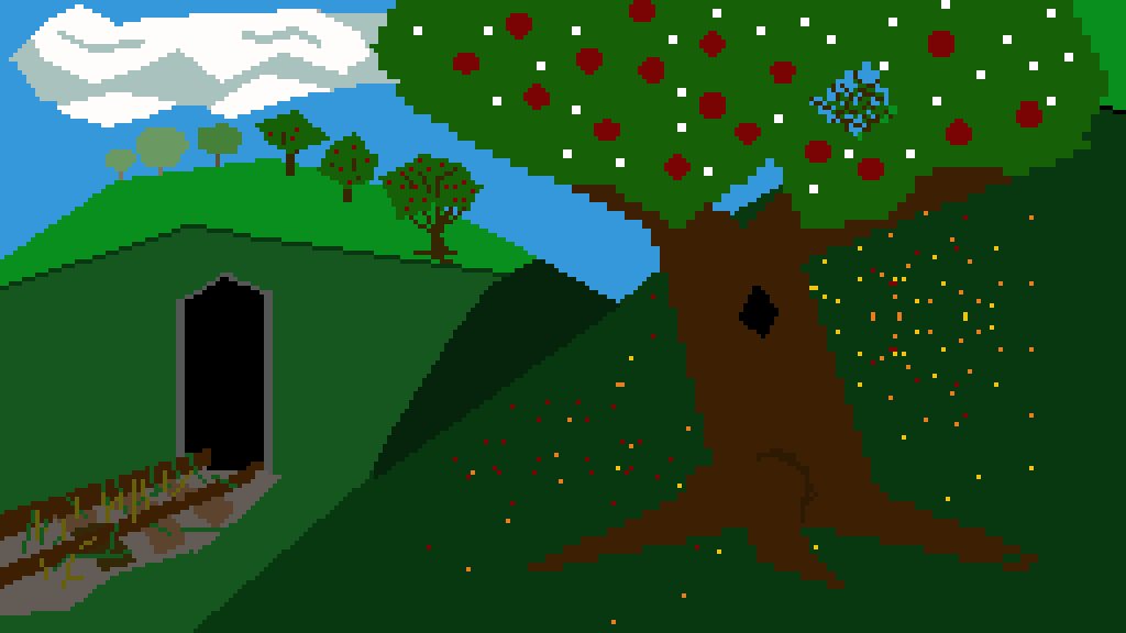 Pixilart - The Lone Apple Tree by Eagleheart