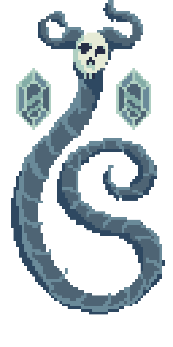 Pixilart - ice snake by Aniibunny