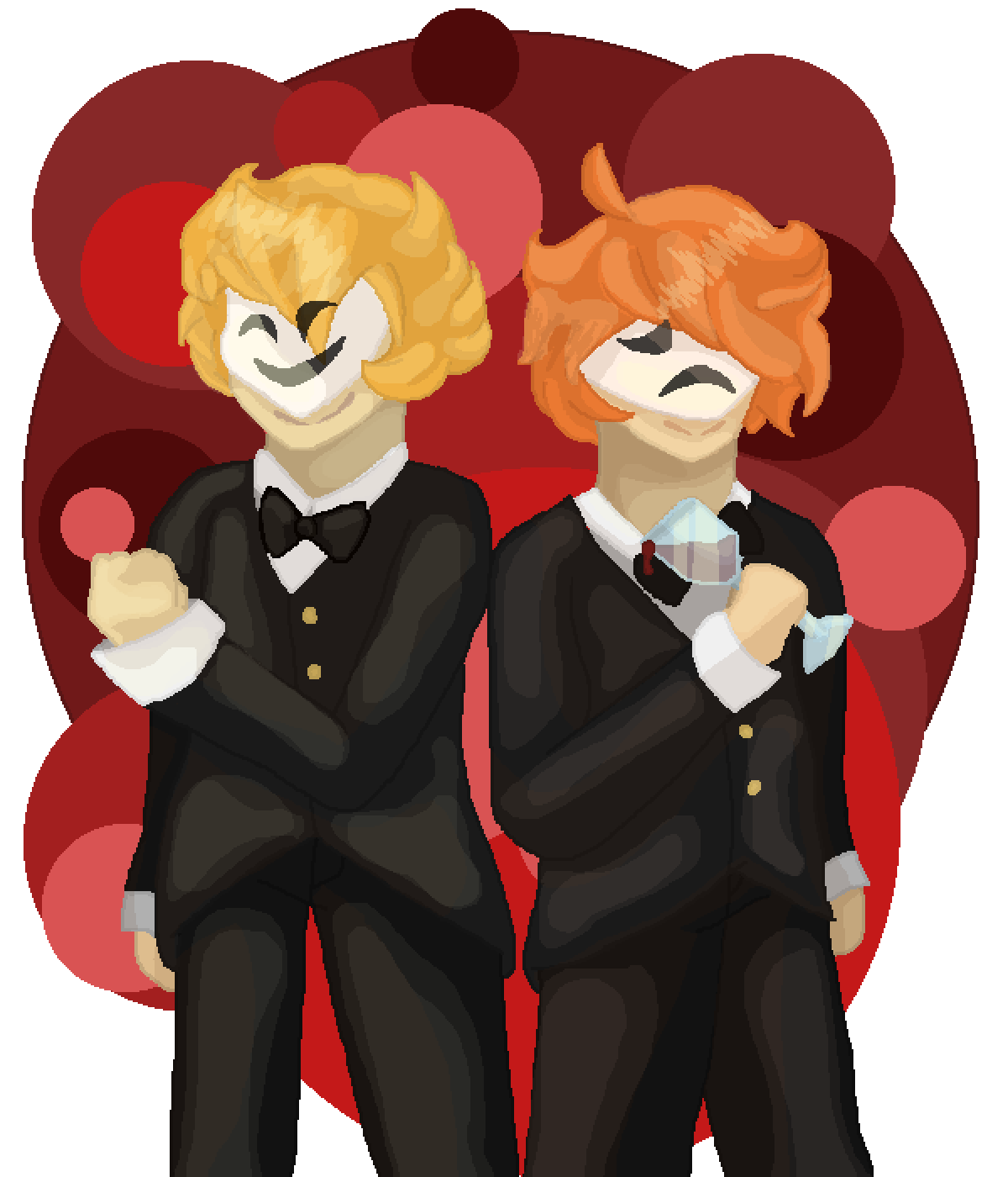 Pixilart - ~Ace and Nicholas! by FallenAbyss