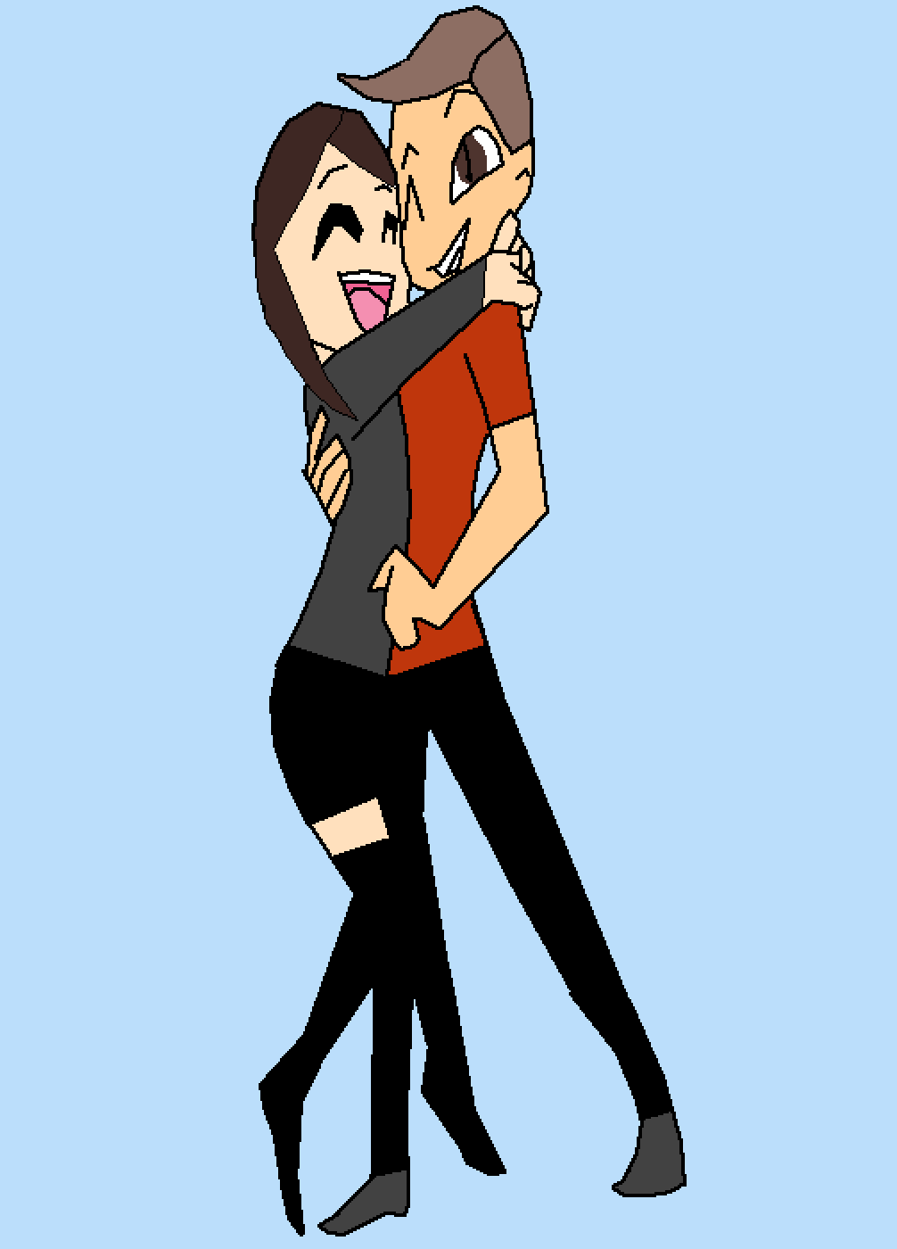 Pixilart - Ash and Mason by MaddieHat