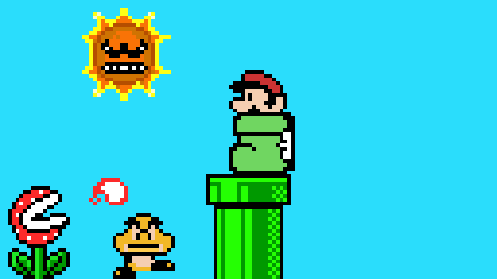 Editing Super Mario Bros 3 - Free online pixel art drawing tool - Pixilart