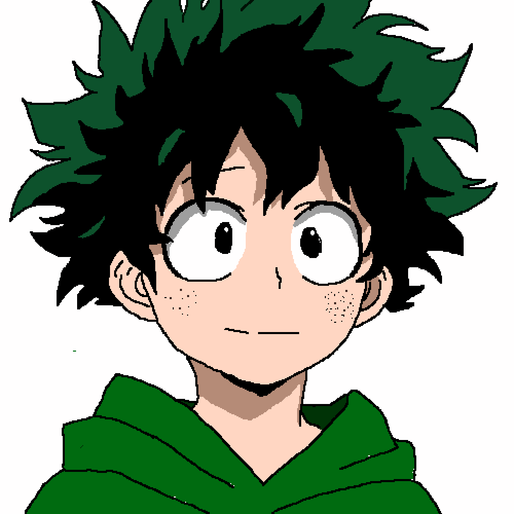 Pixilart - red head deku by ceo-of-pain