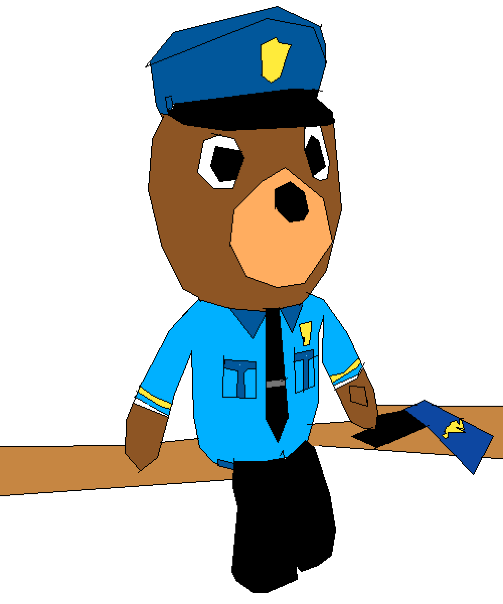 Pixilart - OFFICER DOGGY PLUSH by TheGamingLock2
