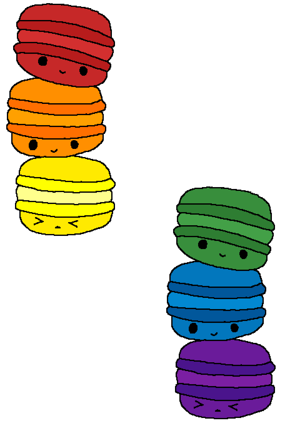 Pixilart - RaInBow MaCaRoOn by esantiag