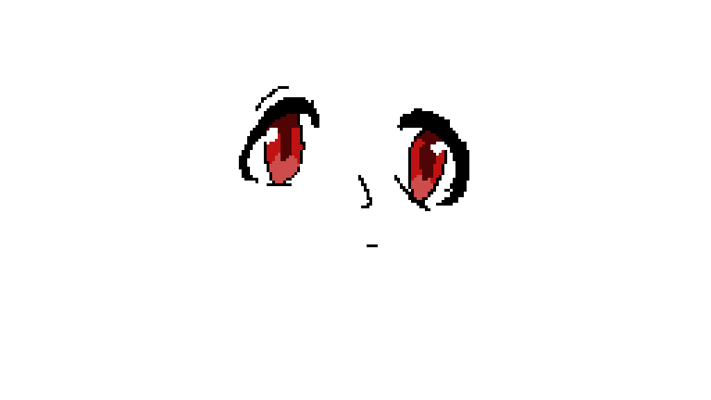 Pixilart - anime face by fnaflover106