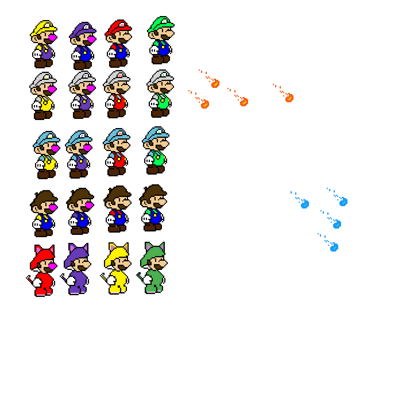 Pixilart - mario sprites by Anonymous