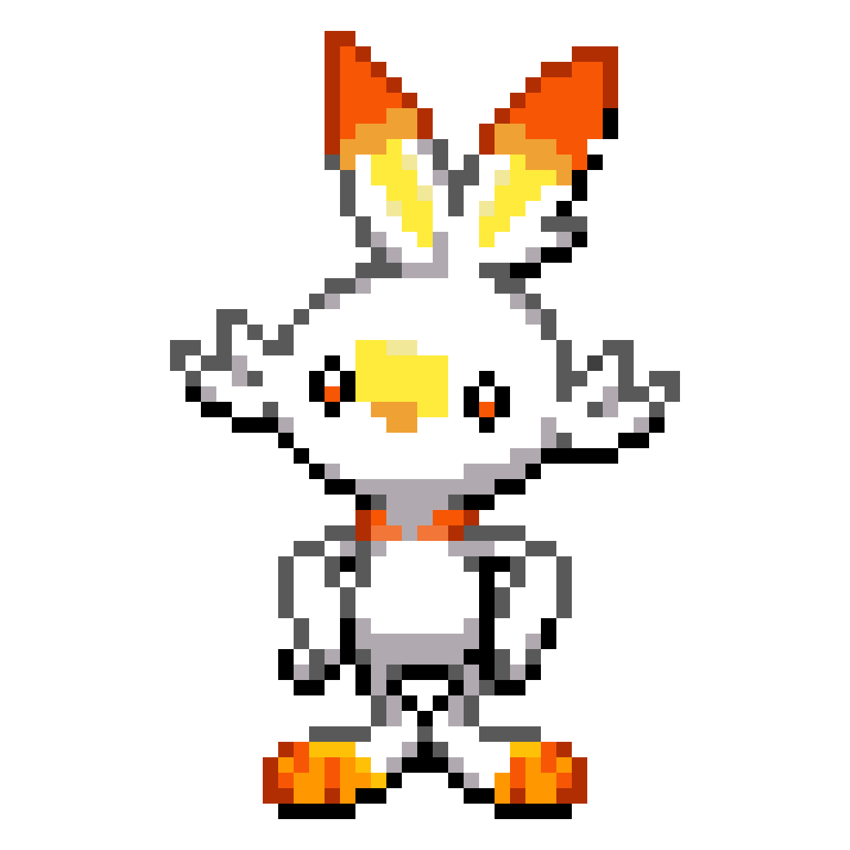 Pixilart - Scorbunny by ETFPIXILART