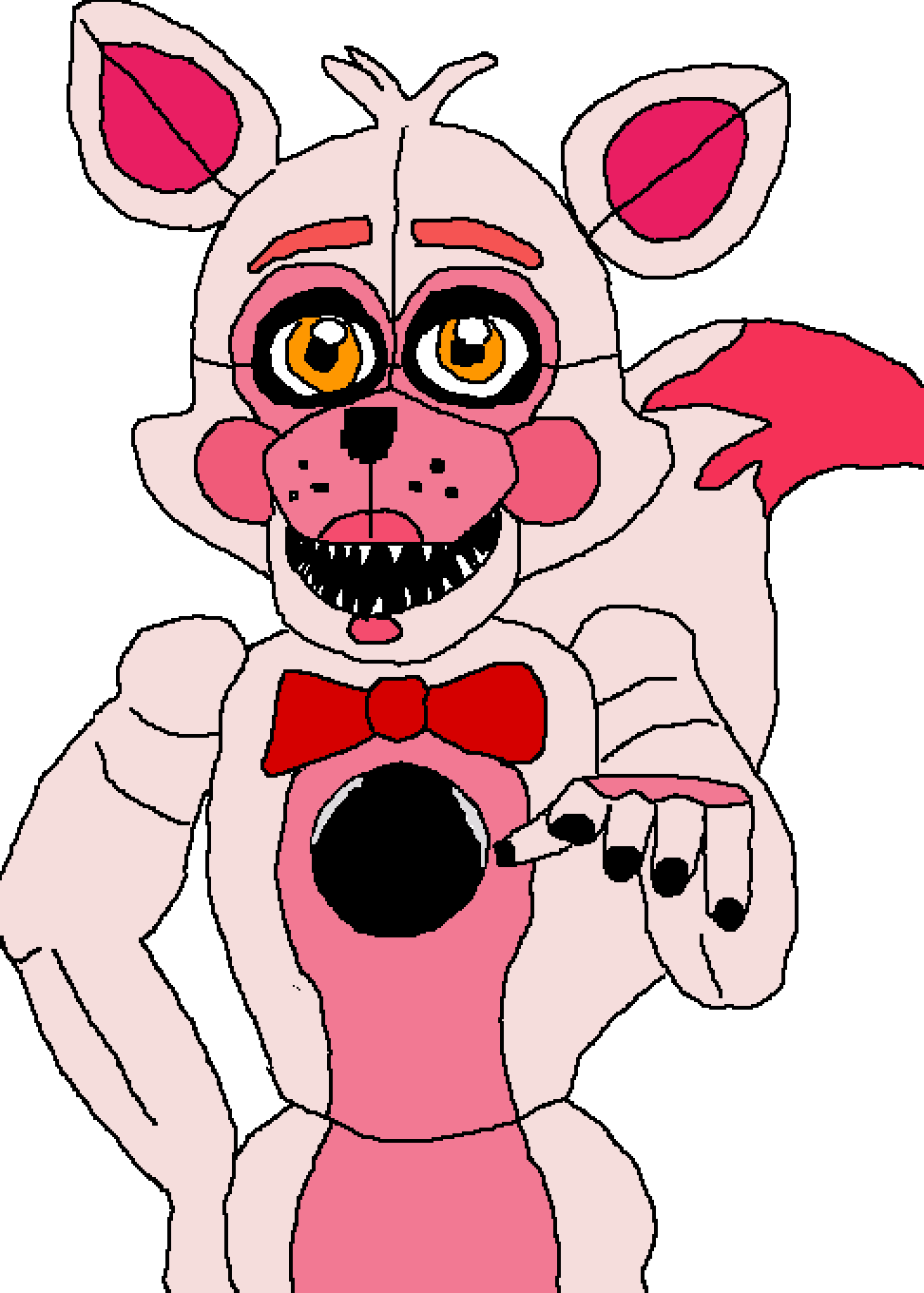 Pixilart - FT Foxy and Lolbit by Fran-Bow