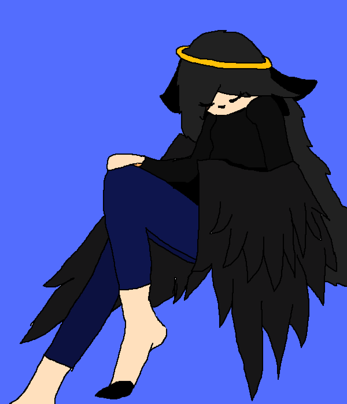 Pixilart - Angle OC by CrystalReaper18