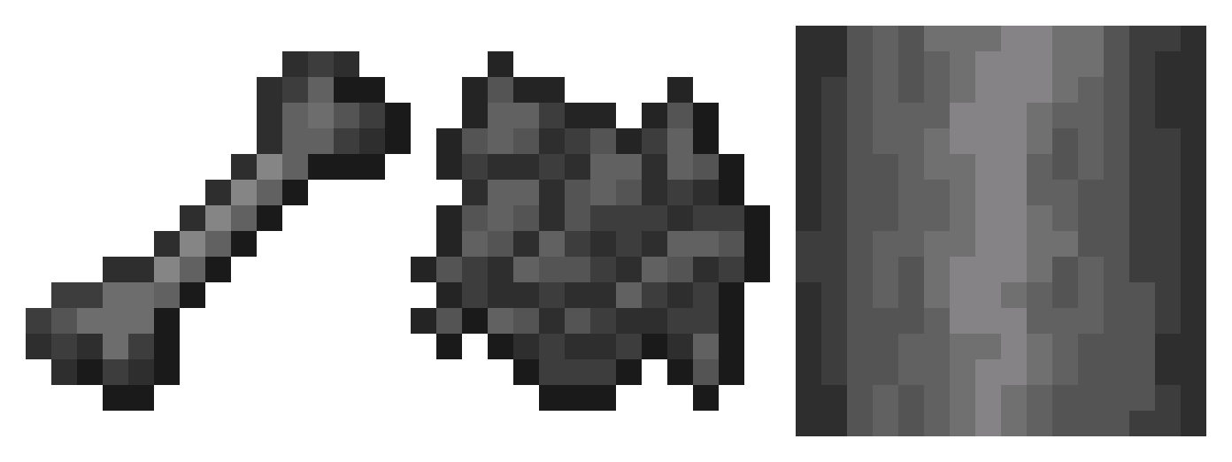 Pixilart - Minecraft Wither Bones by SourStew47