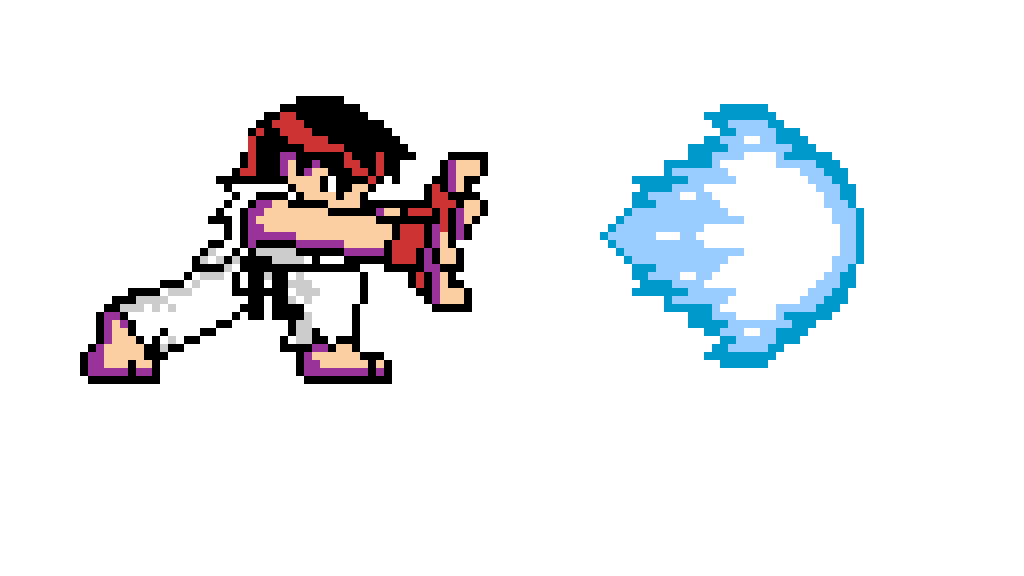 Editing Pixel Ryu - Free online pixel art drawing tool - Pixilart