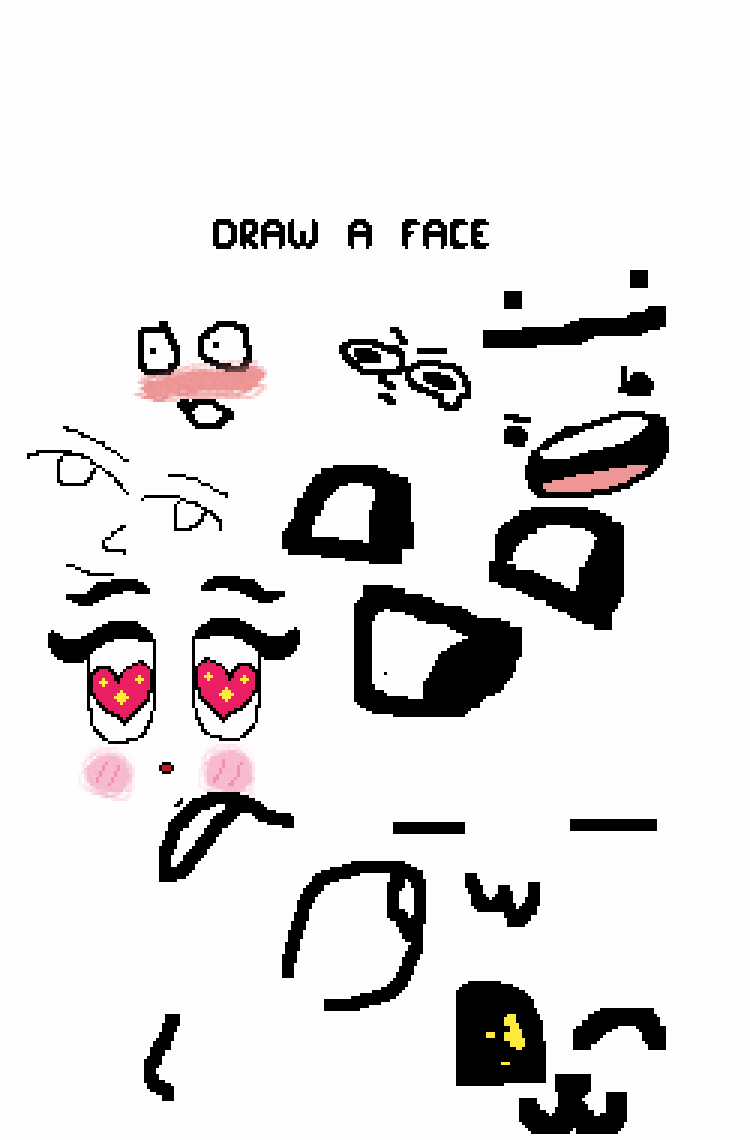 Editing draw a face gif meme - Free online pixel art drawing tool ...