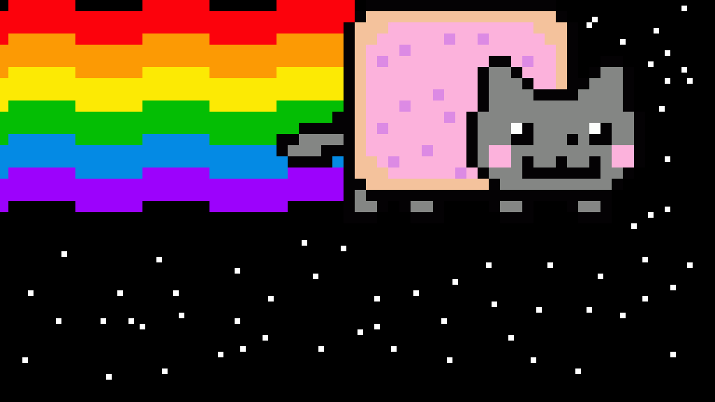 Pixilart - nyan cat by Anonymous